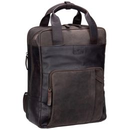 Strellson Rucksack Brick Lane Josh LVZ in Dark Brown | Gr.: onesize