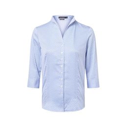 Franco Callegari Bluse in blau wei&szlig; - 0064 | Gr.: 46