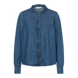 More & More More & More feminine R&uuml;schen-Jeansbluse in denim | Gr.: 46