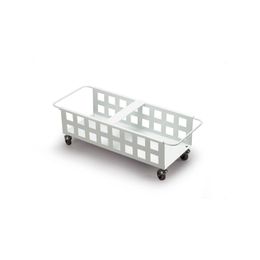 Durable Fahrwagen Durabin Square Trolley Duo 40 mit Rollen wei&szlig; | Gr.: onesize