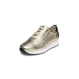 vitaform Hirschleder Sneaker in gold | Gr.: 42