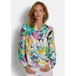 GOLDNER Viskosebluse mit Blumenprint in bunt / gemustert | Gr.: 44