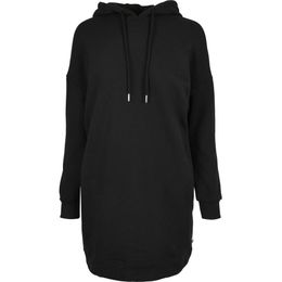 Urban Classics Damen Ladies Organic Oversized Terry Hoody Dress in black | Gr.: M