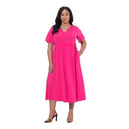 Ulla Popken Kleid in pink | Gr.: 46-48