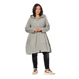 Ulla Popken Parka in mittelgrau | Gr.: 50-52