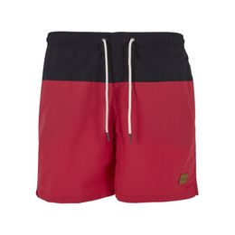 Urban Classics Beachwear - Bottom in blk/red | Gr.: XXL