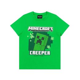 Minecraft T-Shirt im Creeper Design in gr&uuml;n | Gr.: 134