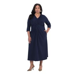 Ulla Popken Kleid in marine | Gr.: 50-52
