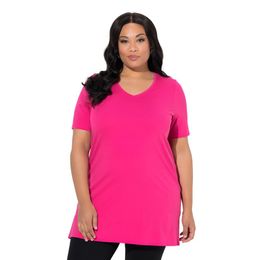Ulla Popken Longshirt in pink | Gr.: 62/64