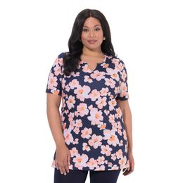 Ulla Popken Longshirt in marine | Gr.: 58-60