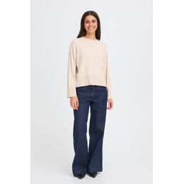 Fransa Langarm FRMELANI Loose fit in OATMEAL MEL. W EMB. | Gr.: S