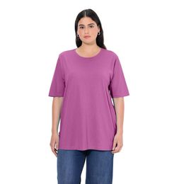Ulla Popken Shirt in klassisch lila | Gr.: 50-52