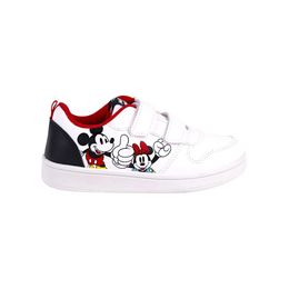 Cerda Sneaker Low Top Mickey & Minnie Mouse in Wei&szlig; | Gr.: 29