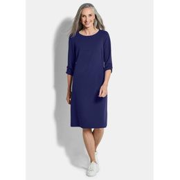 GOLDNER Jerseykleid mit Krepp-Qualit&auml;t in royalblau | Gr.: 38