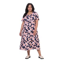Ulla Popken Kleid in marine | Gr.: 66-68