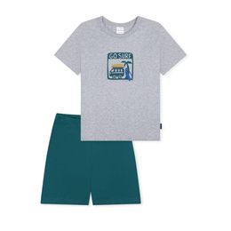 Schiesser Pyjama Nightwear in grau-mel | Gr.: 116