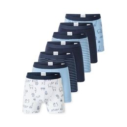 Schiesser Trunk 955 in hellblau, dunkelblau, wei&szlig; | Gr.: 104