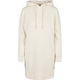 Urban Classics Damen Ladies Organic Oversized Terry Hoody Dress in whitesand | Gr.: S