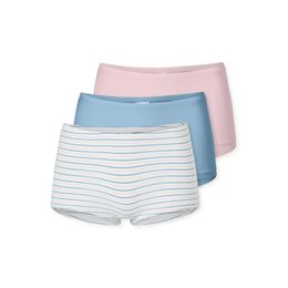 Schiesser Panty 955 in rosa, blau, wei&szlig;-blau-rosa gestreift | Gr.: 164