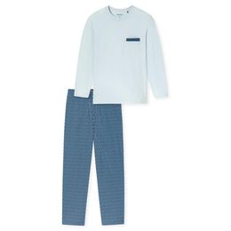 Schiesser Pyjama Comfort in hellblau | Gr.: 56