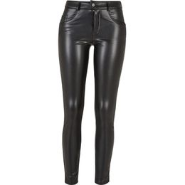 Urban Classics Trousers - Leather - Faux Leather in black | Gr.: 26