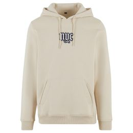 Mister Tee NYC Old English Wording Patch Hoody in sand | Gr.: L