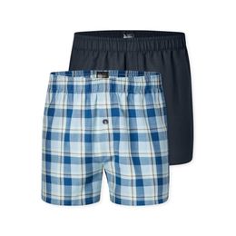 Schiesser Boxer Boxershorts in dunkelblau, blau | Gr.: 152