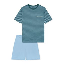 Schiesser Pyjama Nightwear in pacific blue | Gr.: 176