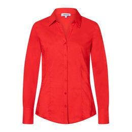 More & More More & More klassische, schmale Langarm-Stretchbluse in red | Gr.: 36