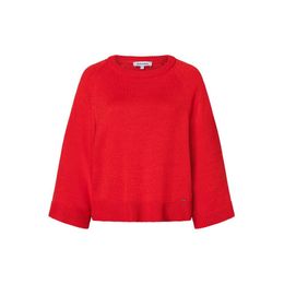 More & More More & More kurzer 3/4 Arm Pullover, weit in red | Gr.: 42