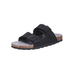 Giesswein Tieffu&szlig;bett Pantolette MERINO SLIDES in schwarz | Gr.: 37