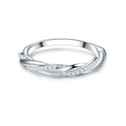 Trilani Ring aus Sterling Silber mit Zirkonia in silber | Gr.: 48