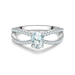 Trilani Ring Infinity aus Sterling Silber mit Zirkonia in silber | Gr.: 50