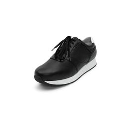 vitaform Hirschleder Sneaker in schwarz | Gr.: 44