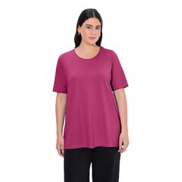 Ulla Popken Shirt in magnolienrot | Gr.: 54-56