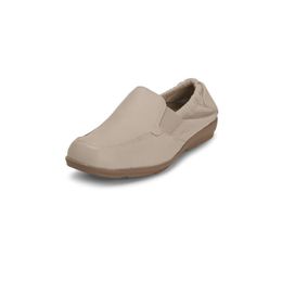 vitaform Hirschleder Slipper in beige | Gr.: 43