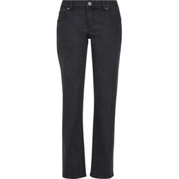 Urban Classics Straight Fit in black washed | Gr.: 27