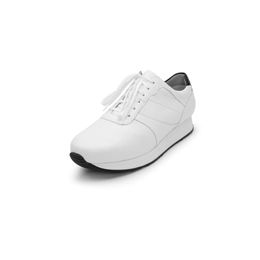 vitaform Hirschleder Sneaker in wei&szlig; | Gr.: 44