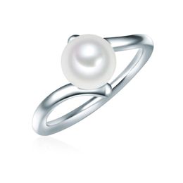 Valero Pearls Ring aus Sterling Silber mit S&uuml;&szlig;wasser-Zuchtperle in silber | Gr.: 56