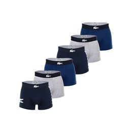 Lacoste Boxershort 6er Pack in Dunkelblau/Grau | Gr.: M