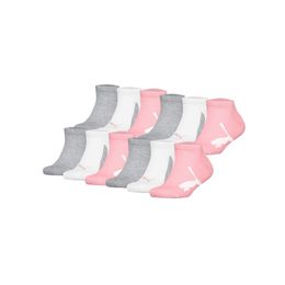 Puma Socken 12er Pack in Grau/Wei&szlig;/Rosa | Gr.: 39-42
