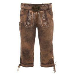 Gwandler Lederhose MICHELBACH-gespeckt in dunkelbraun | Gr.: 60