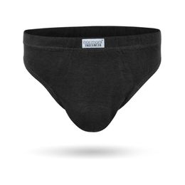 Normani 3 St&uuml;ck Herren Slips aus 100 % Baumwolle Berkeley in Schwarz | Gr.: S