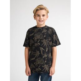 PETROL INDUSTRIES T-Shirt mit Allover-Print Agave in Schwarz | Gr.: 140
