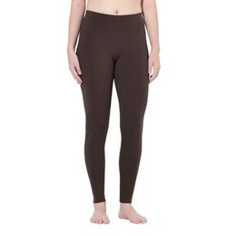Ulla Popken Leggings in pinienbraun | Gr.: 66-68