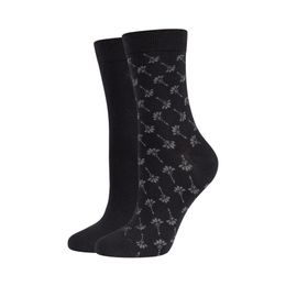 JOOP! JOOP Damen Socken, Gr. 39schwarz, Obermaterial: 70% Baumwolle, 28% Polyester, 2% Elasthan, Socken