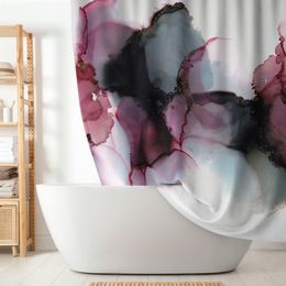 Duschvorhang Weg des Windes Violett und Gold