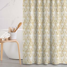 Duschvorhang Vintage Muster Filigrane Pflanzen