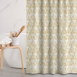 Duschvorhang Vintage Muster Filigrane Pflanzen