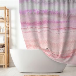 Duschvorhang Spiel der Farben in Pink